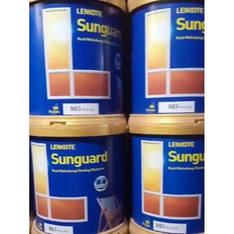 Jual CAT TEMBOK EXTERIOR LENKOTE SUNGUARD AL IN ONE 20L SUPER WHITE ...