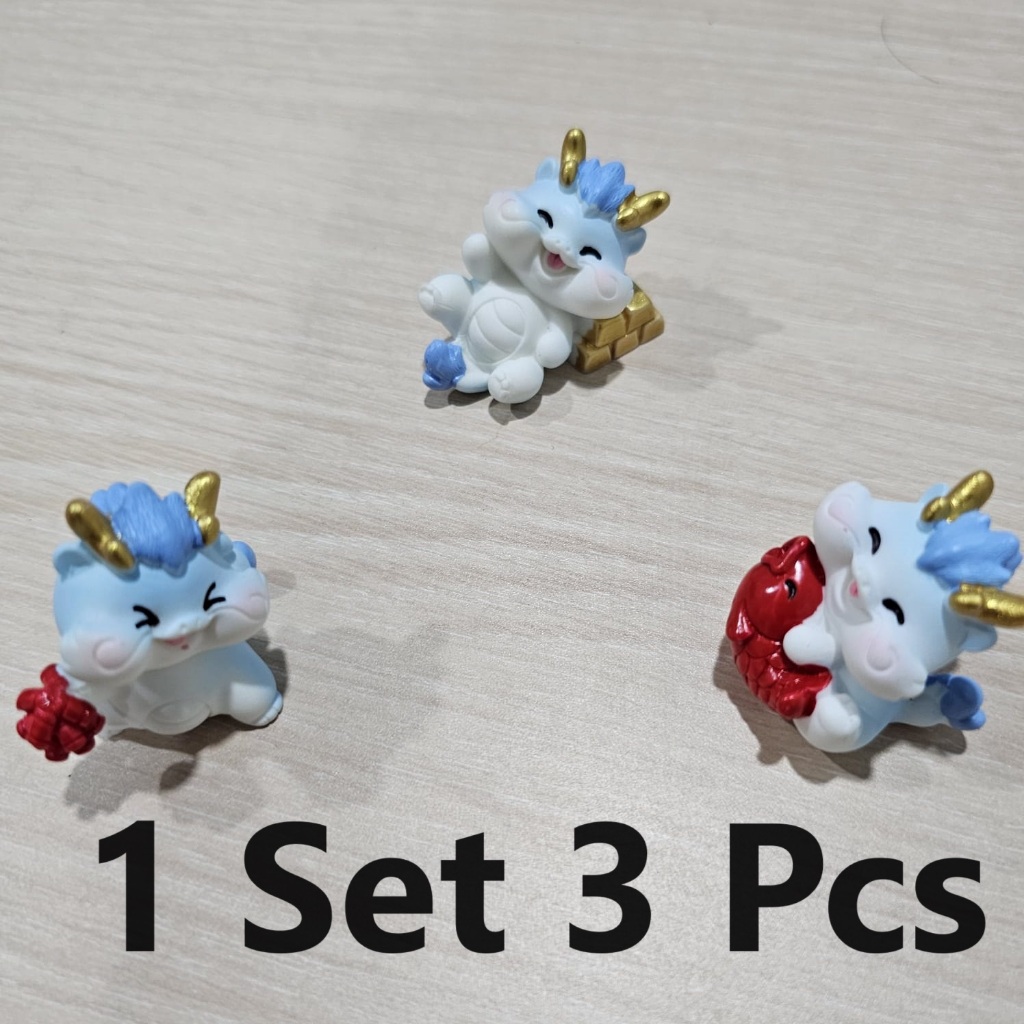 Jual Topper Dragon Hoki Set Naga Toper Hiasan Kue Cake Pajangan Ulang ...