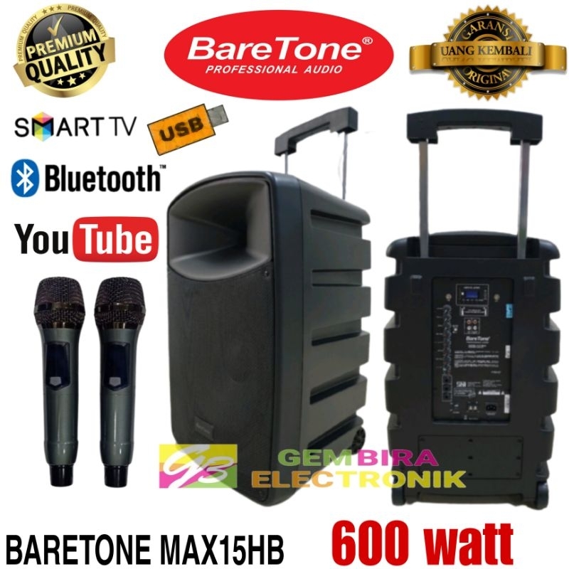 Jual Speaker Portable Meeting BARETONE MAX15HB MAX 15HB MAX 15 HB ...