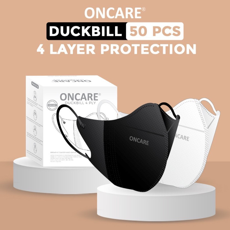 Jual Masker Duckbill OnCare Earloop/Duckbill ONCARE isi 50pcs | Shopee ...