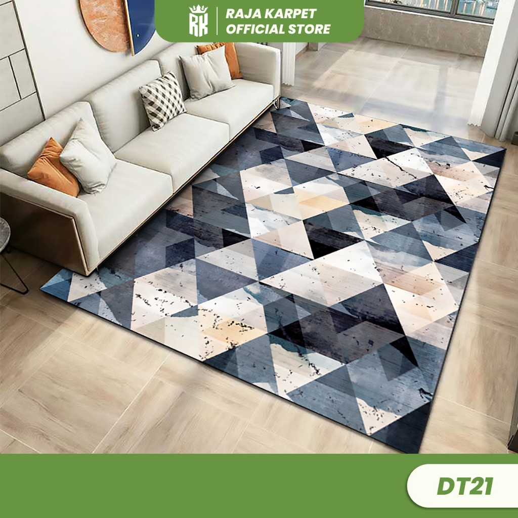Jual RAJA KARPET - Karpet Lantai Estetik 90x150cm Polyester Karpet Anti Slip Karpet Modern DT01 ...
