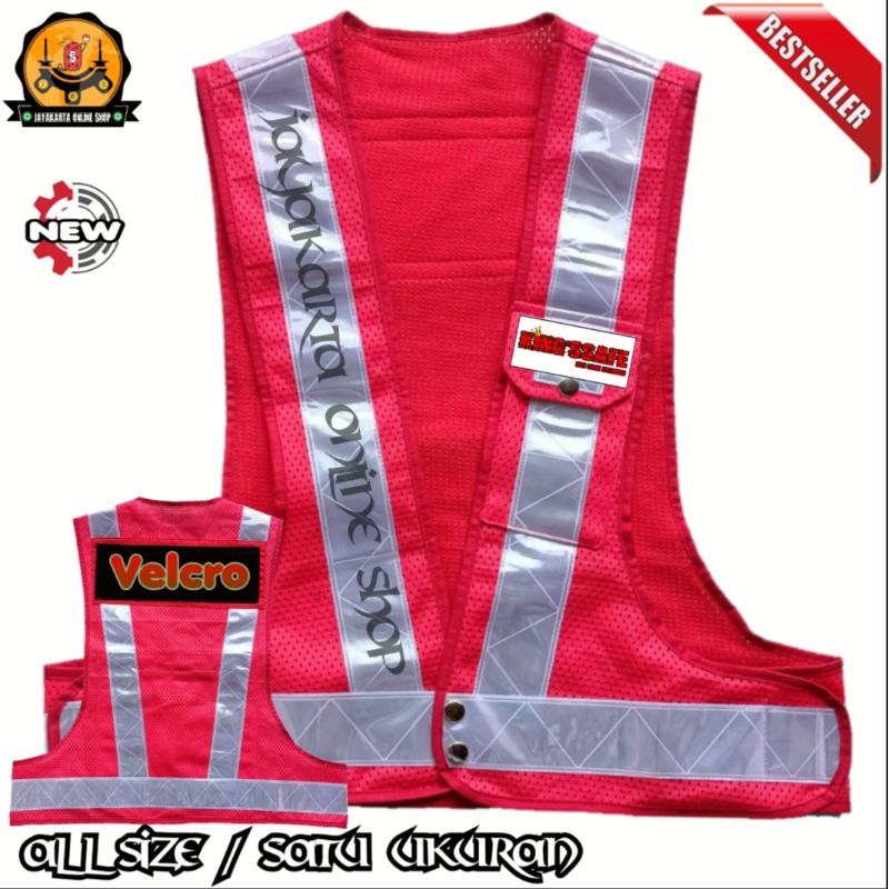 Jual ROMPI SAFETY V TERBARU DOUBLE JARING-ROMPI SAFETY CUSTOM-ROMPI ...