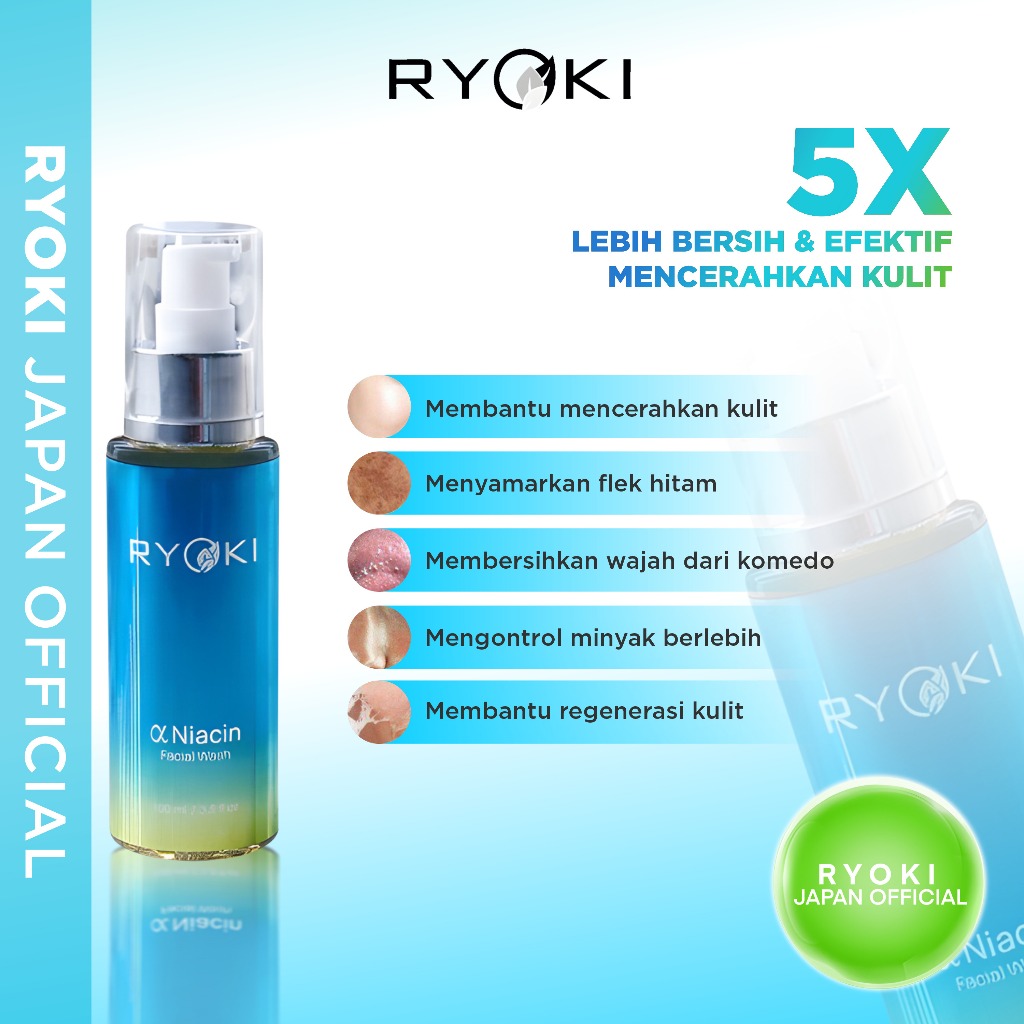 Jual Ryoki Facial Wash With Multivitamin Skincare Sabun Cuci Muka Lebih ...