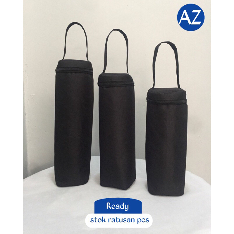 Jual TAS BOTOL 2 LITER 1500 1100 LITER TAS BOTOL HITAM POLOS TUMBLER ...