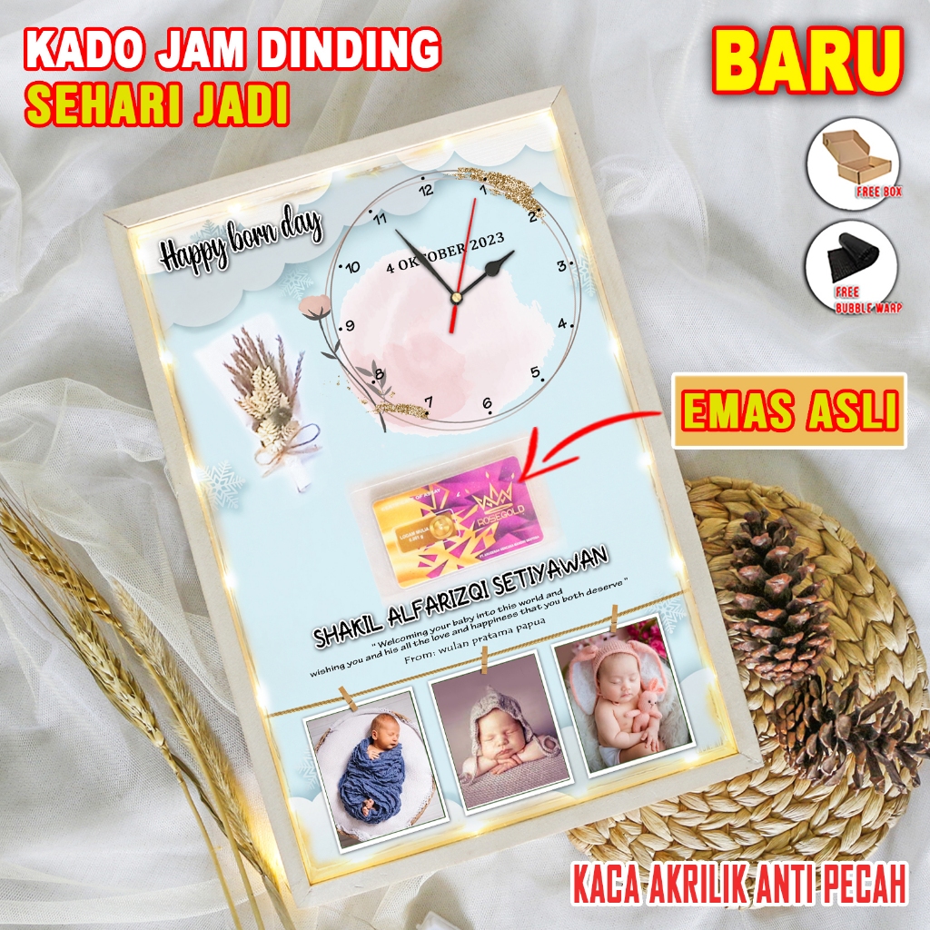 Jual JAM DINDING CUSTOM UNIK KADO PERNIKAHAN KADO WEDDING ULANG TAHUN ...