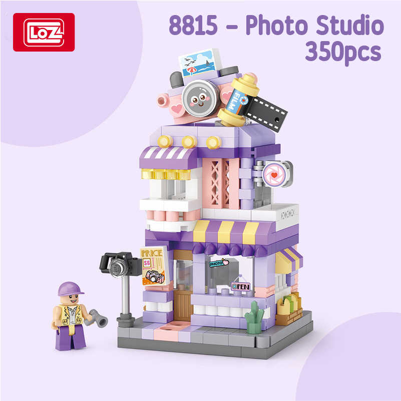 Jual Block City LOZ NEW Mini Street Shop Seri City View Bricks Nano ...