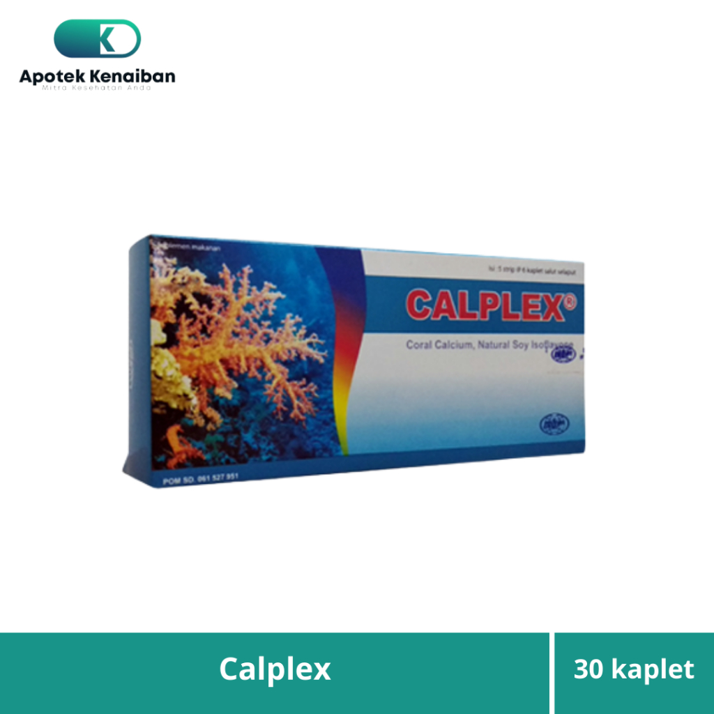 Jual CALPLEX BOX 30 KAPLET / CALCIUM UNTUK IBU HAMIL / VITAMIN D | Shopee Indonesia