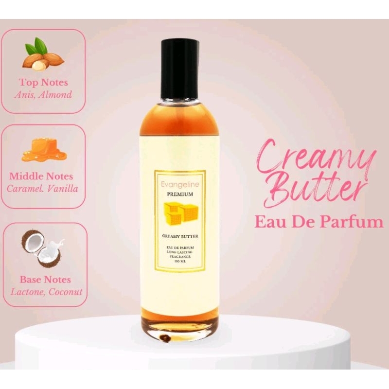 Jual EVANGELINE Premium EAU DE PARFUME Creamy Butter 100ml | Shopee ...