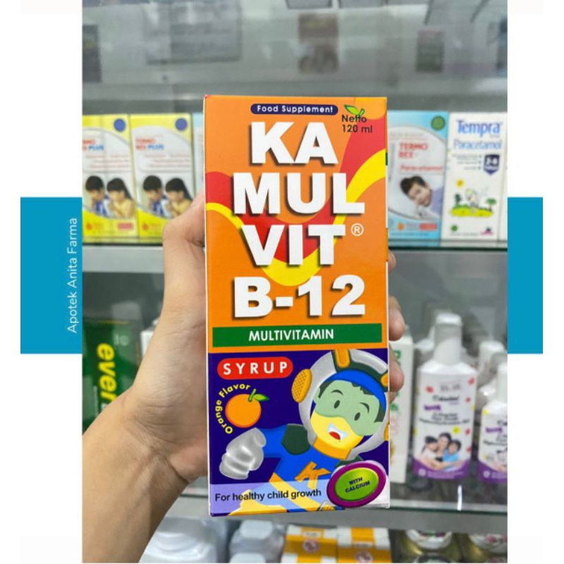 Jual Kamulvit B12 Sirup 120 ml | Shopee Indonesia