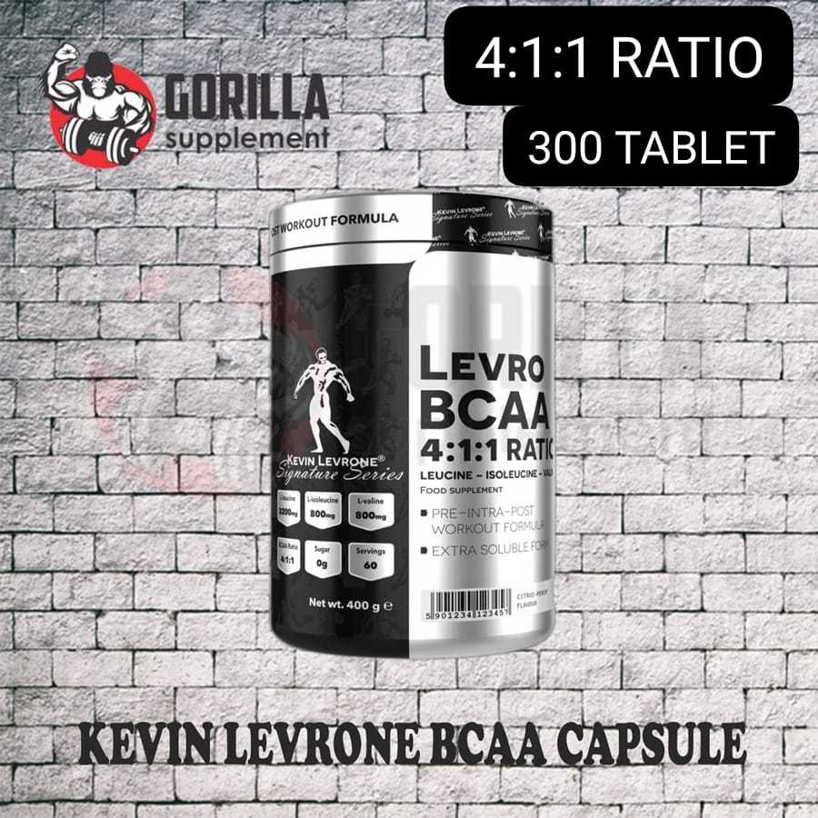 Jual kevin Levrone Silver BCAA 300 Tablet Tabs Asam Amino Amino Acid ...
