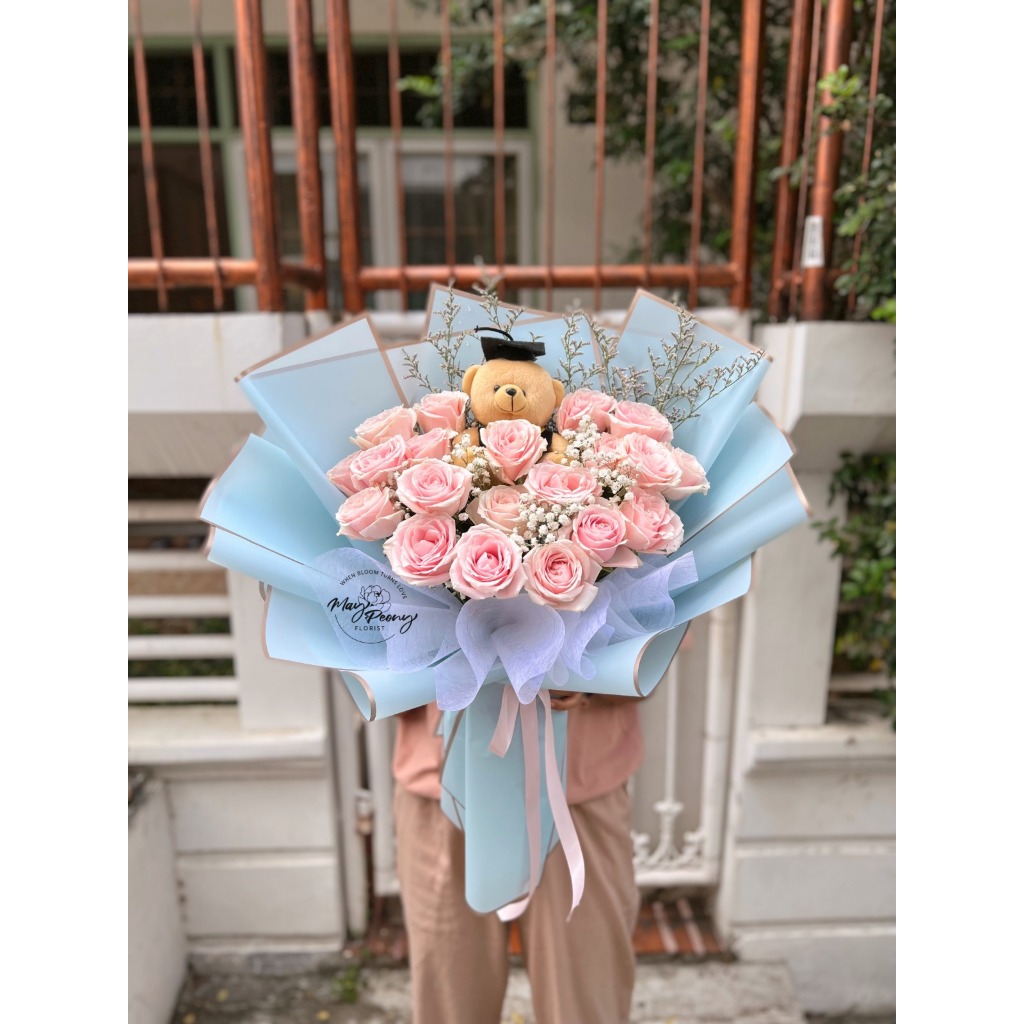 Jual FRESH FLOWER BOUQUET GRADUATION - BUKET BUNGA WISUDA BUKET WISUDA ...