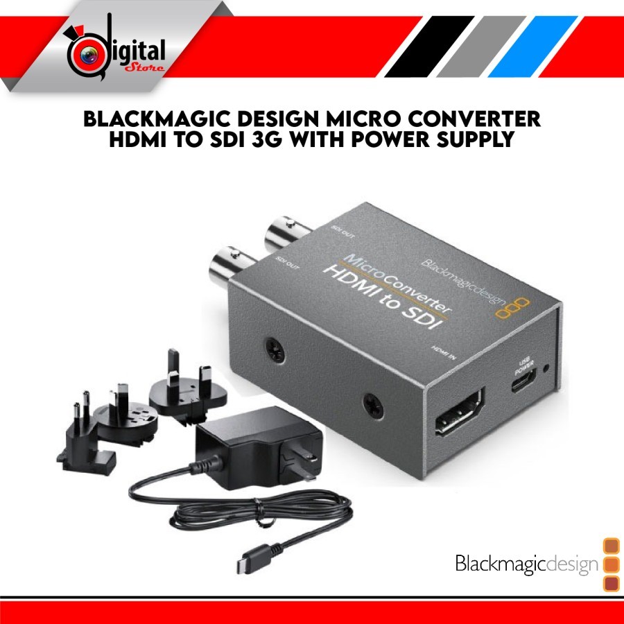 Jual Blackmagic Design Micro Converter HDMI to SDI 3G with Power Supply ...