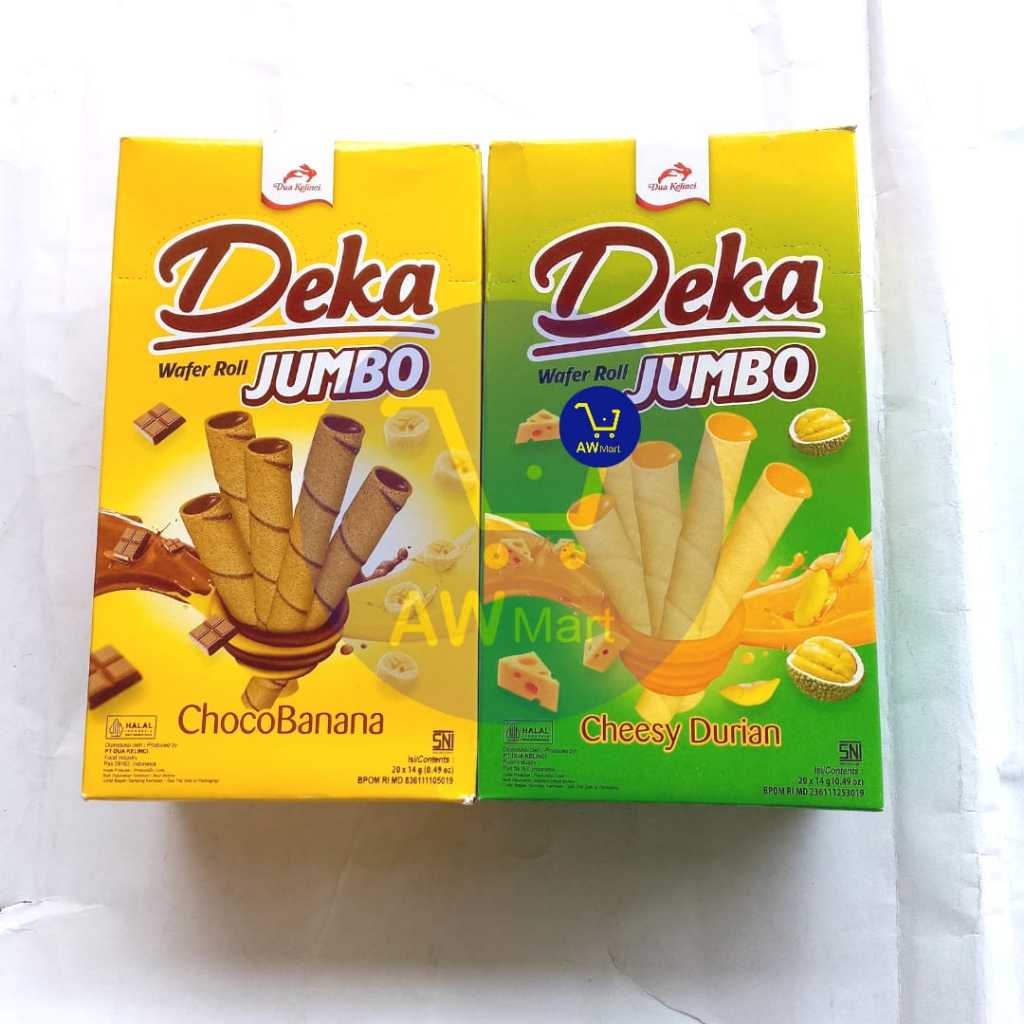 Jual DEKA WAFER ROLL JUMBO PER BOX ISI ( 20 PCS X 14 GRAM ) - WAFER ...