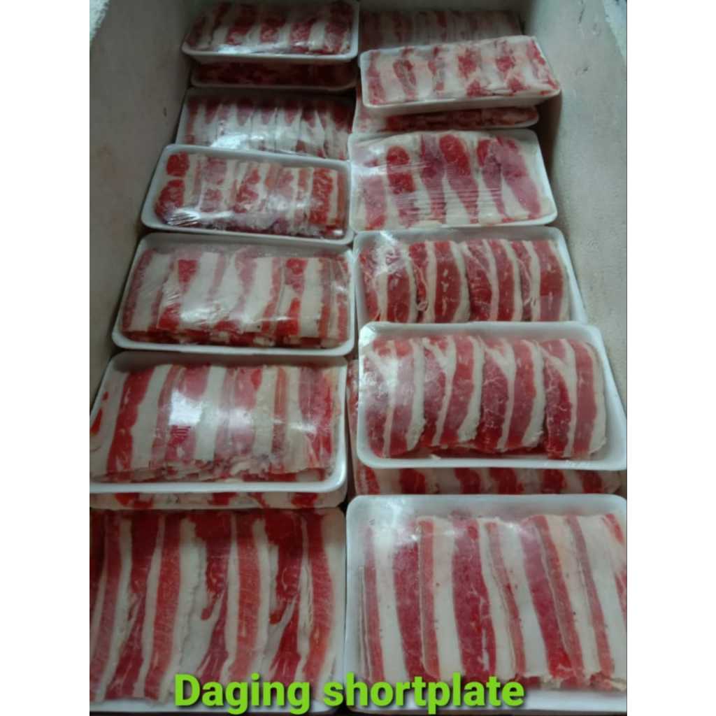 Jual Daging Shortplate 500gr Beef Slice Frozenfood Makanan Olahan