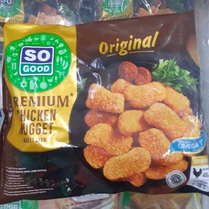 Jual So Good Chicken Nugget Premium 400gr | Shopee Indonesia