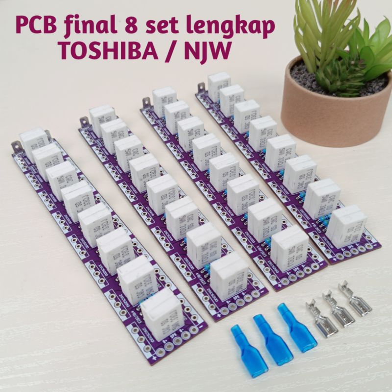 Jual PCB TRANSISTOR FINAL 8 SET LENGKAP TOSHIBA & NJW | Shopee Indonesia