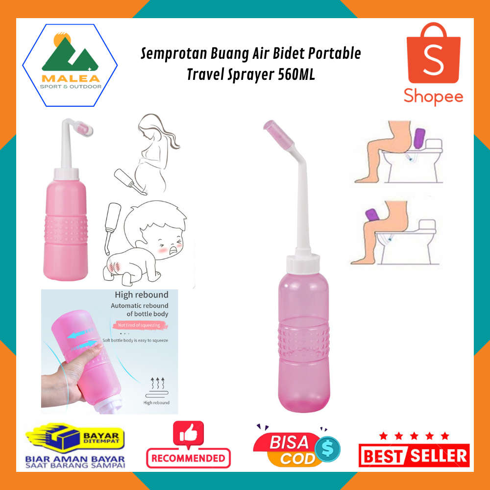 Jual Semprotan Buang Air Bidet Portable Travel Sprayer 560ML ...