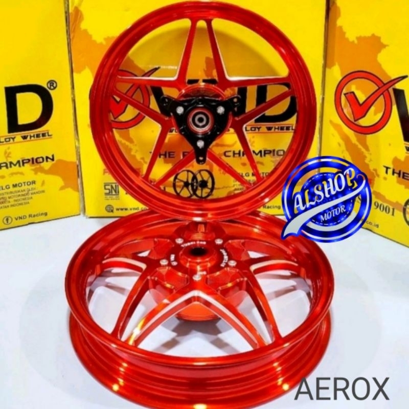 Jual VELG RACING VND AEROX 155 OLD NEW V SPEED | Shopee Indonesia