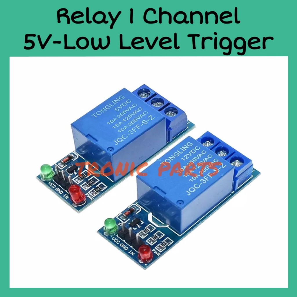 Jual 5V Relay 1 Channel Module For Arduino STM32 Raspy Low Level ...