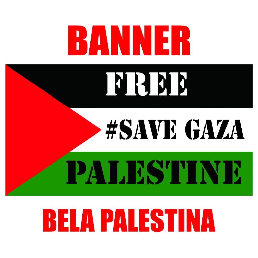 Jual BANNER BELA PALESTINE//SAVE GAZA//SAVE PALESTINE//BENDERA ...