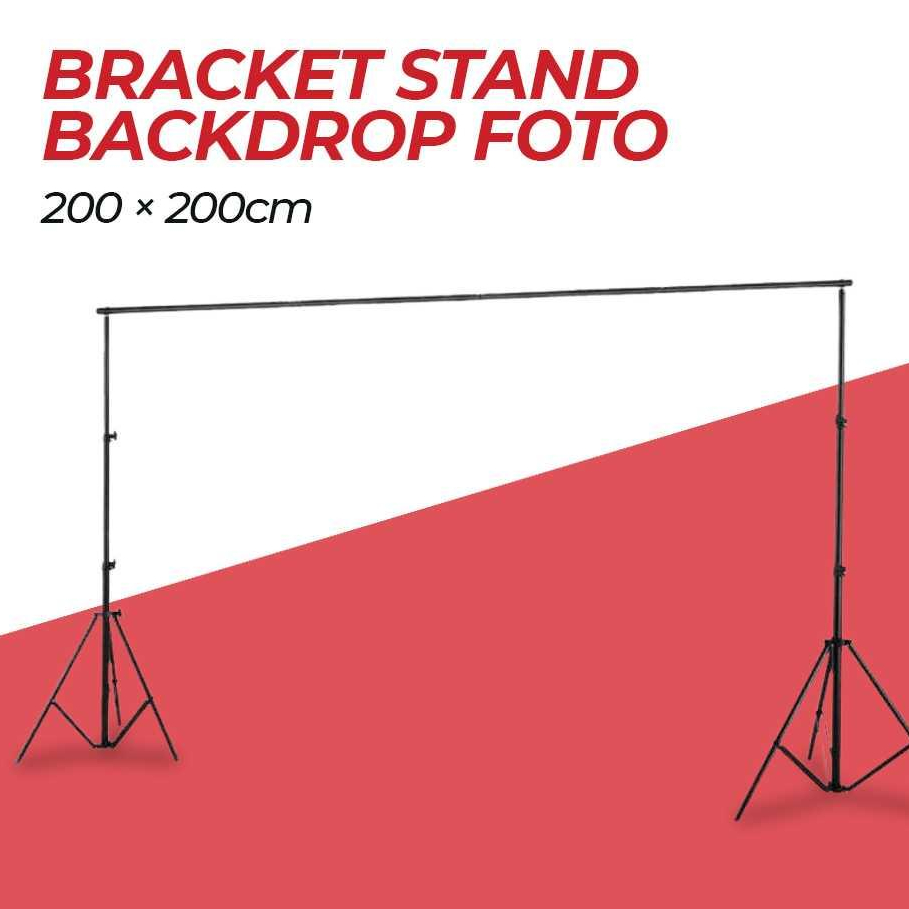 Jual Tiang Stand Backdrop Background Foto Studio Produk Konten Beground ...