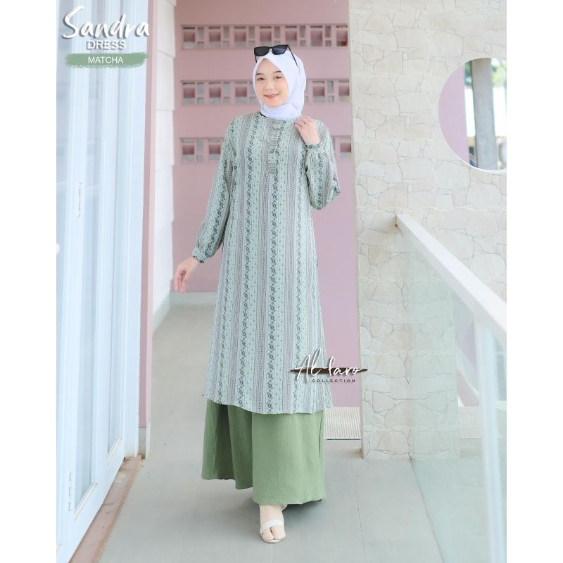 Jual Sandra Dress By Original Al-Faro Collection Terbaru Model Viral ...