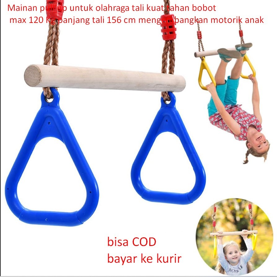 Jual Mainan pull up untuk olahraga tali kuat tahan bobot max 120 Kg ...