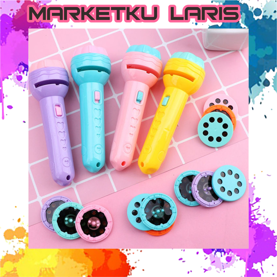 Jual MKL - Mainan Anak Senter Proyektor / Fun Flashlight / Mainan ...