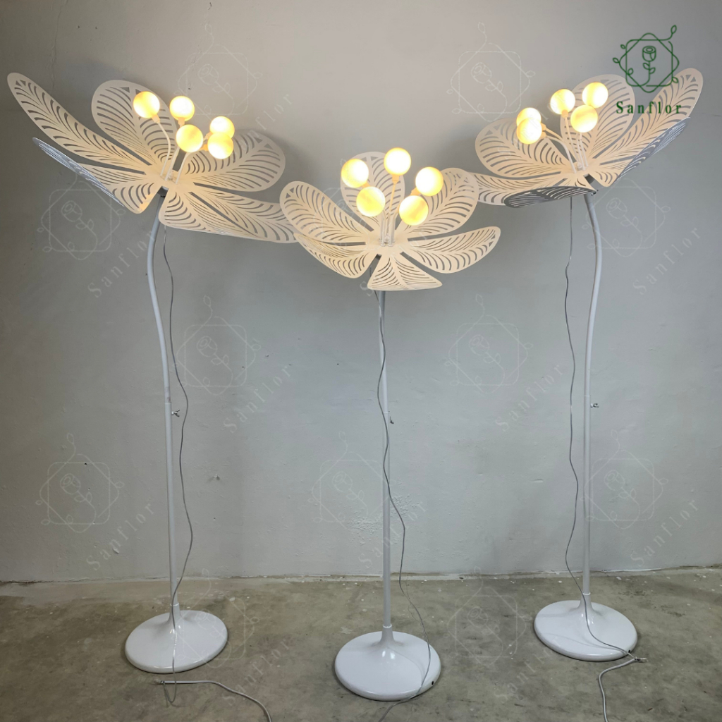 Jual LED FLOWER STANDING LAMP 3IN1/ WEDDING PROPERTY/ HIASAN PELAMINAN ...