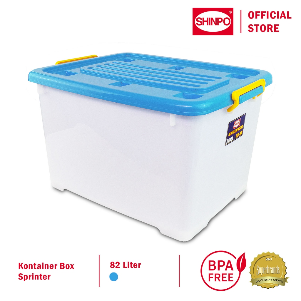Jual SHINPO Kontainer Plastik Dengan Roda Sprinter Container Box Kotak ...