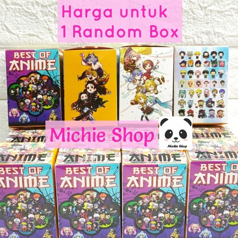 Jual BEST OF ANIME Blind Box Collection Gifts Doll Topper Anime Naruto ...