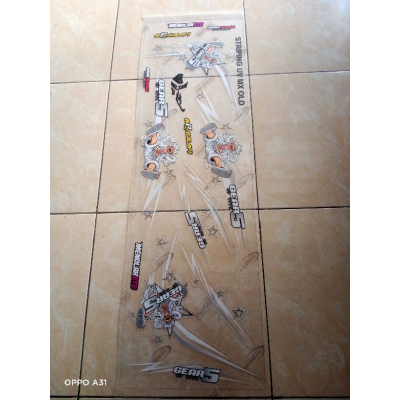 Jual Striping UV Transparan MX OLD Motif Luffy one piece | Shopee Indonesia