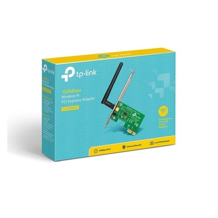 Jual TP-LINK Wireless PCI-E Network Adapter N150 - TL-WN781ND | Shopee ...