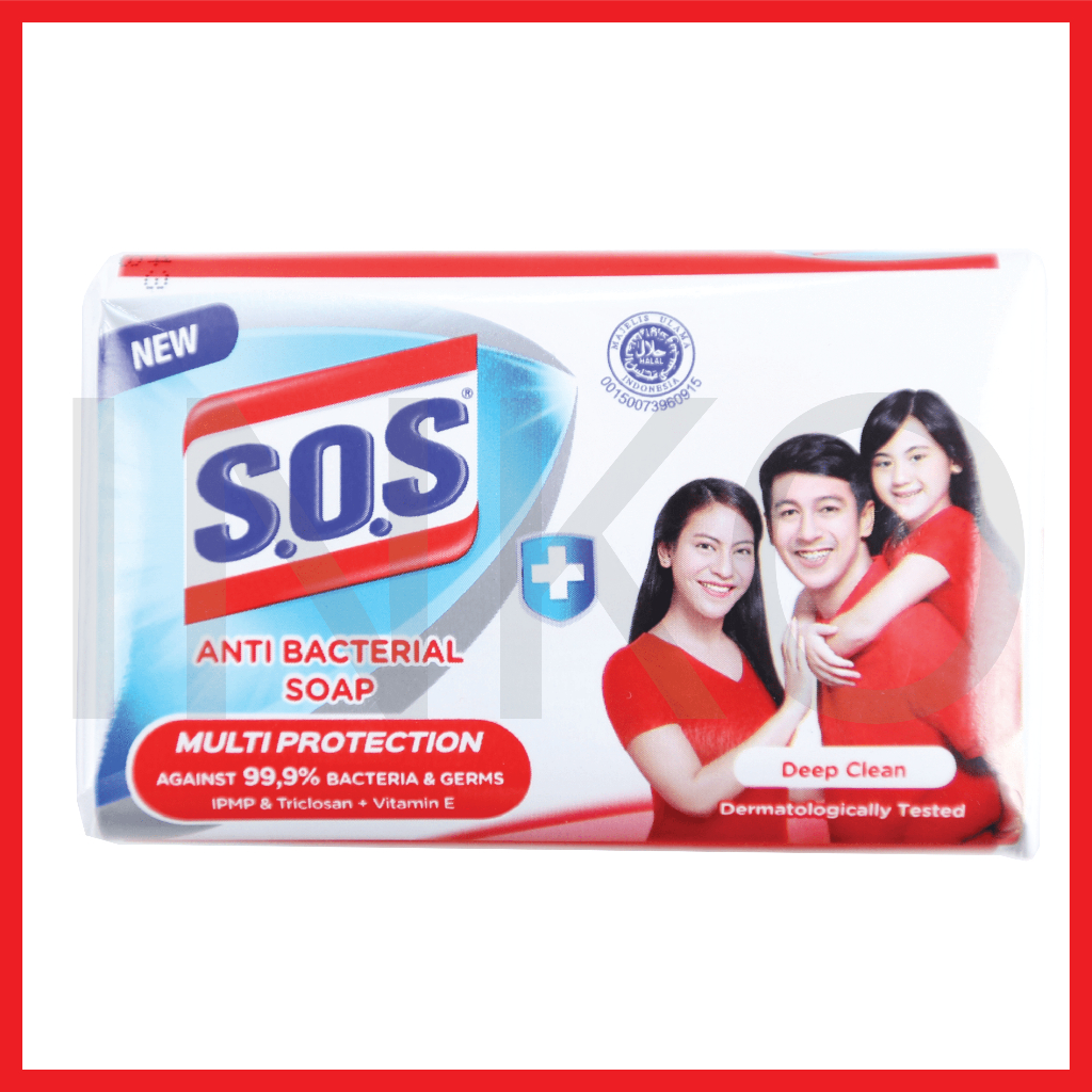 Jual SOS ANTI BACTERIAL SOAP DEEP CLEAN 70GR | Shopee Indonesia
