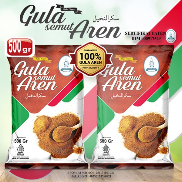 Jual Pondok Aren Gula Aren Bubuk Asli Murni 100% Organik 500 Gr Gula ...