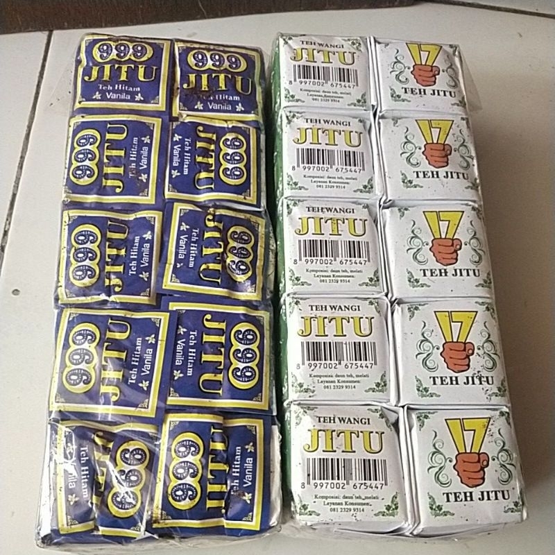 Jual Teh wangi 999 jitu 2 variant 1 bal (10 pcs) | Shopee Indonesia