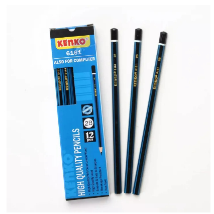 Jual PENSIL 2B KENKO 6161 (BIRU) | Shopee Indonesia