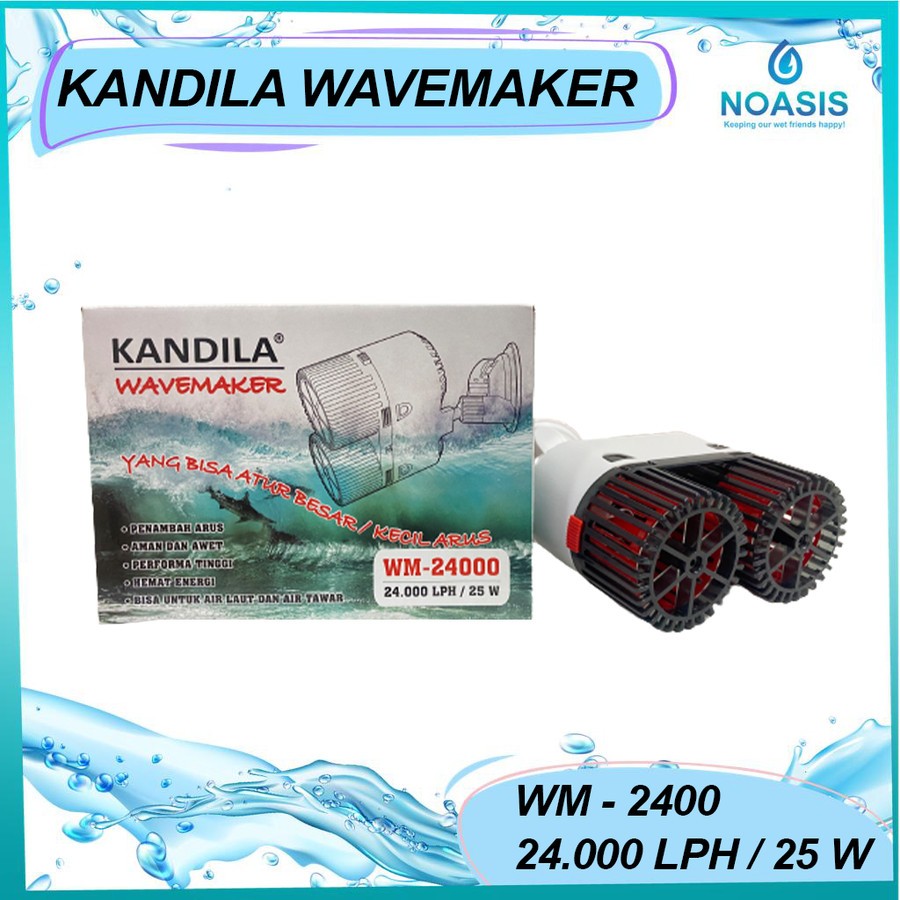 Jual KANDILA WM 24000 Wave Maker Aquarium Pembuat Arus Ombak Gelombang ...
