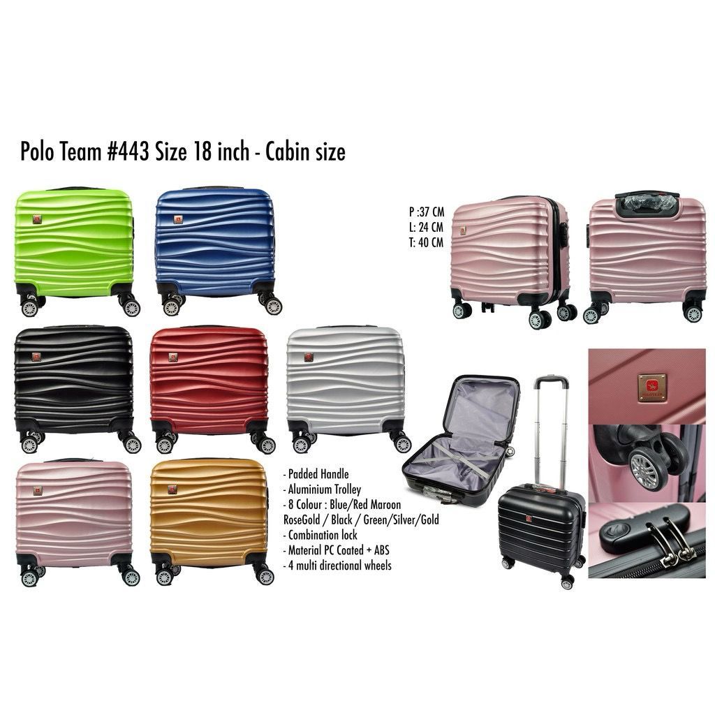 Jual Koper Polo Team - 443 Fiber 18 Inch Kabin Size Kabin Pilot ...