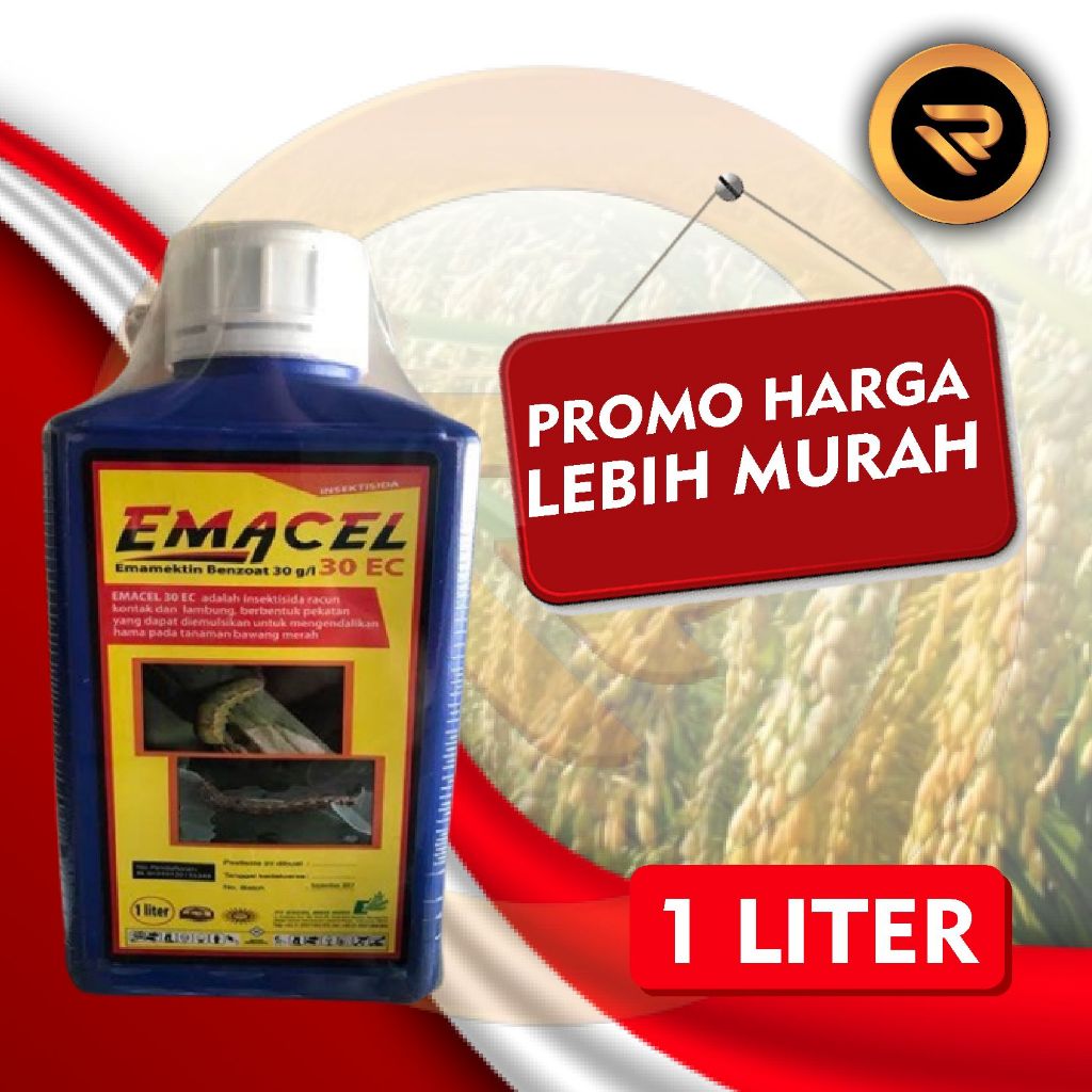 Jual EMACEL 30ec 1 Liter/insektisida emamectin benzoat | Shopee Indonesia