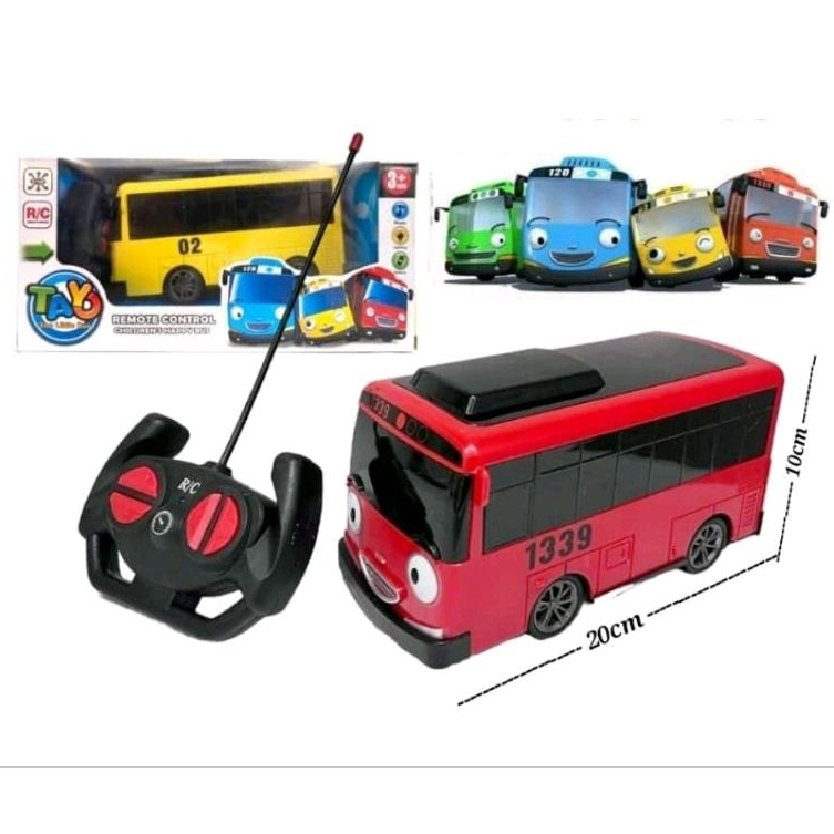 Jual Mainan Anak Rc Remot Control Bus Mobil Bus Tayo 2455A Ada Suara dan Lampu Rc Bus Tayo ...