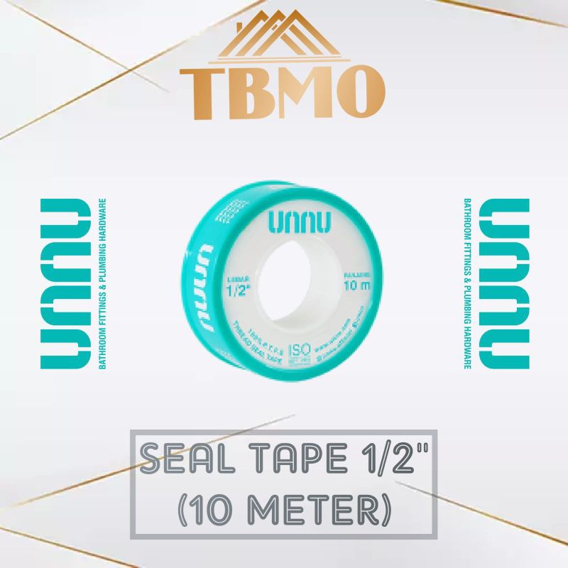 Jual SEAL TAPE KRAN / PIPA 1/2 INCH - SEAL TAPE UNNU | Shopee Indonesia
