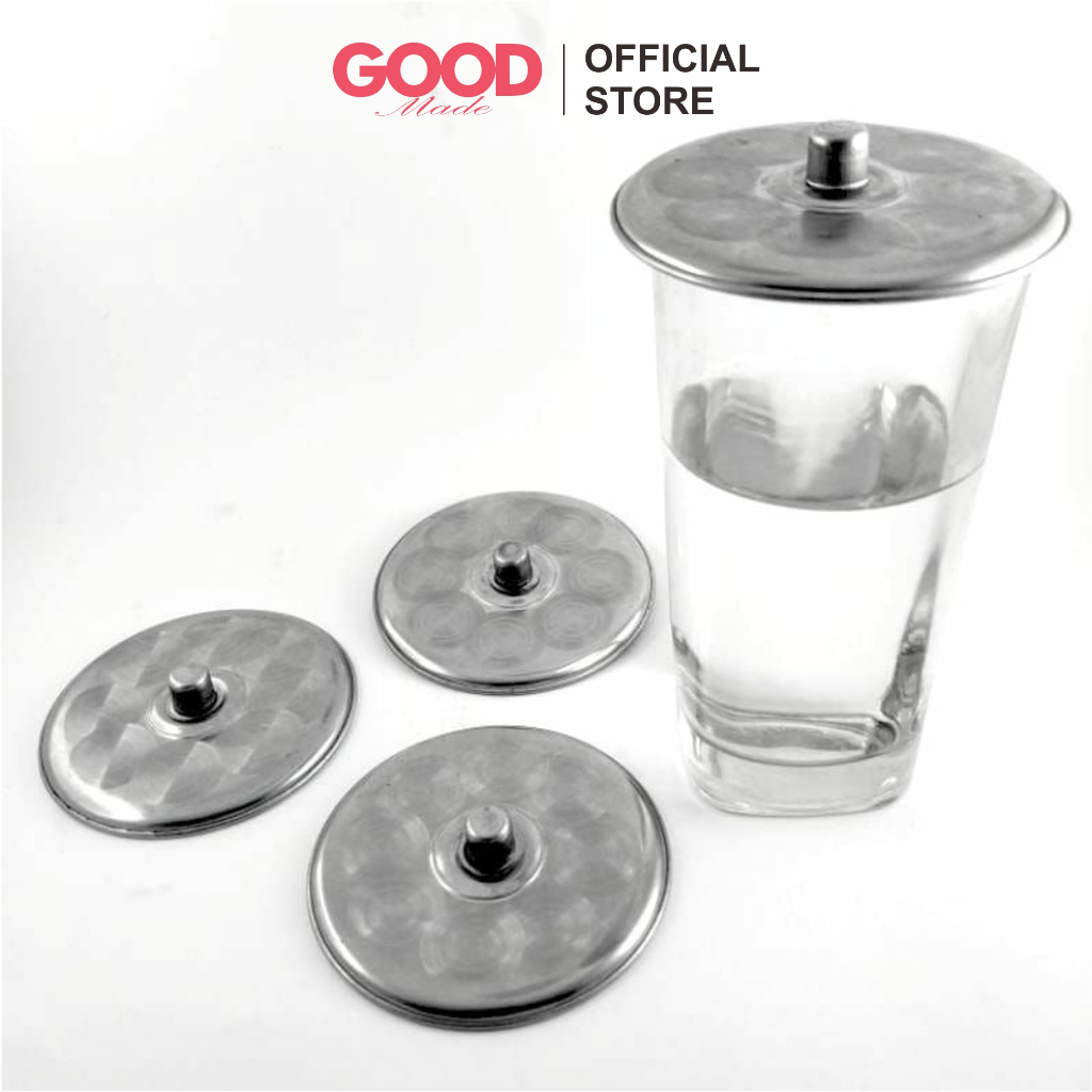 Jual GOOD MADE - Tutup Gelas Stainless Tebal Anti Karat Multifungsi ...