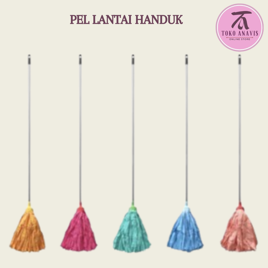 Jual pel lantai lap pel lantai handuk plus gagang | Shopee Indonesia