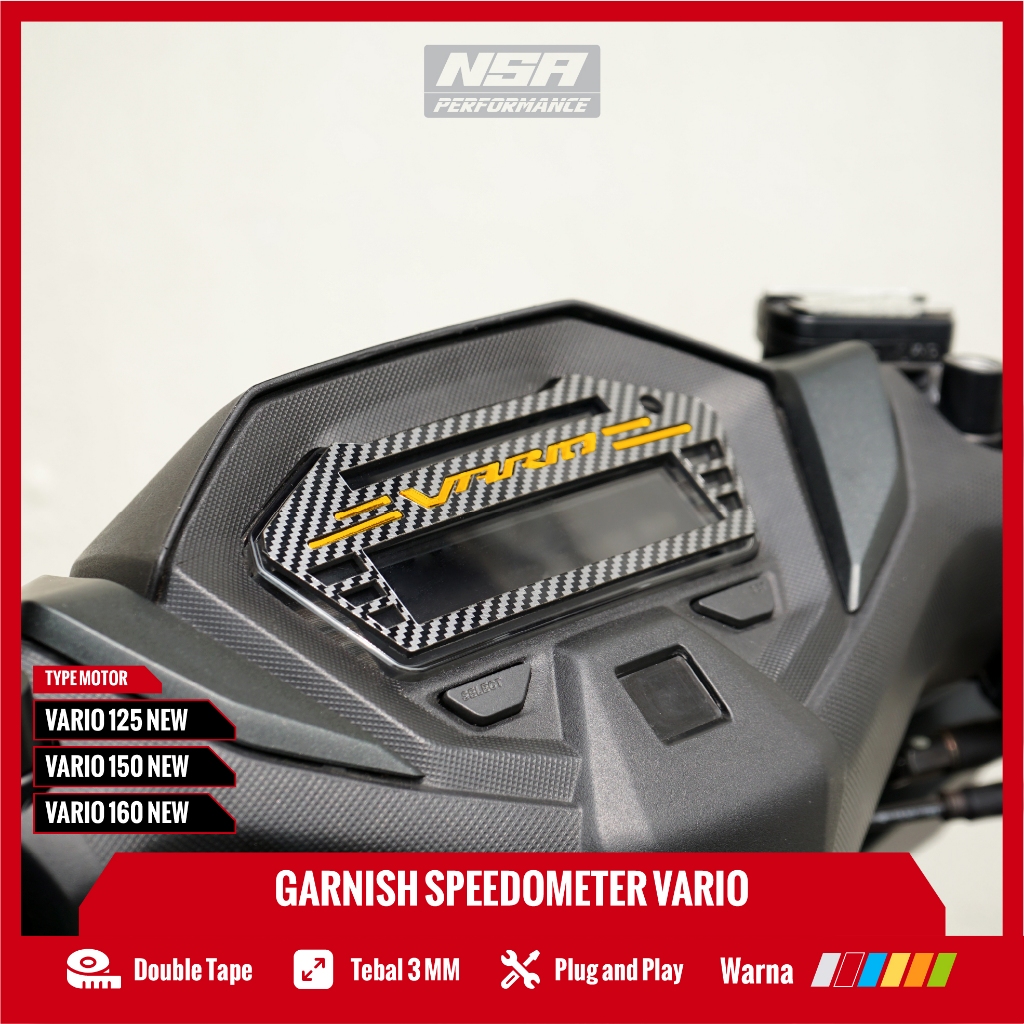 Jual NSA COVER SPEEDOMETER VARIO 125 150 160 GARNISH SPEEDOMETER VARIO ...