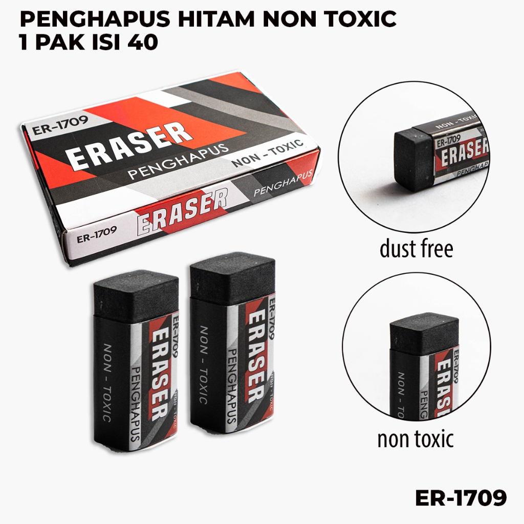 Jual Penghapus / Eraser Non Toxic 1 PAK | Shopee Indonesia