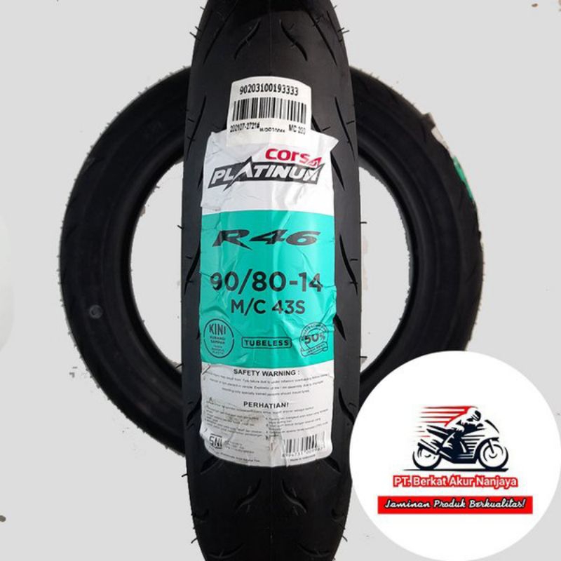 Jual BAN SOFT COMPOUND CORSA R46 UK 90/80 RING 14 MATIC | Shopee Indonesia