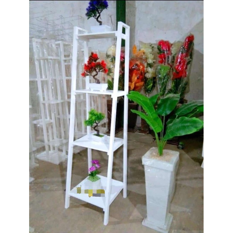 Jual Rak Bunga Tangga / rak bunga susun estetik /rak multifungsi ...