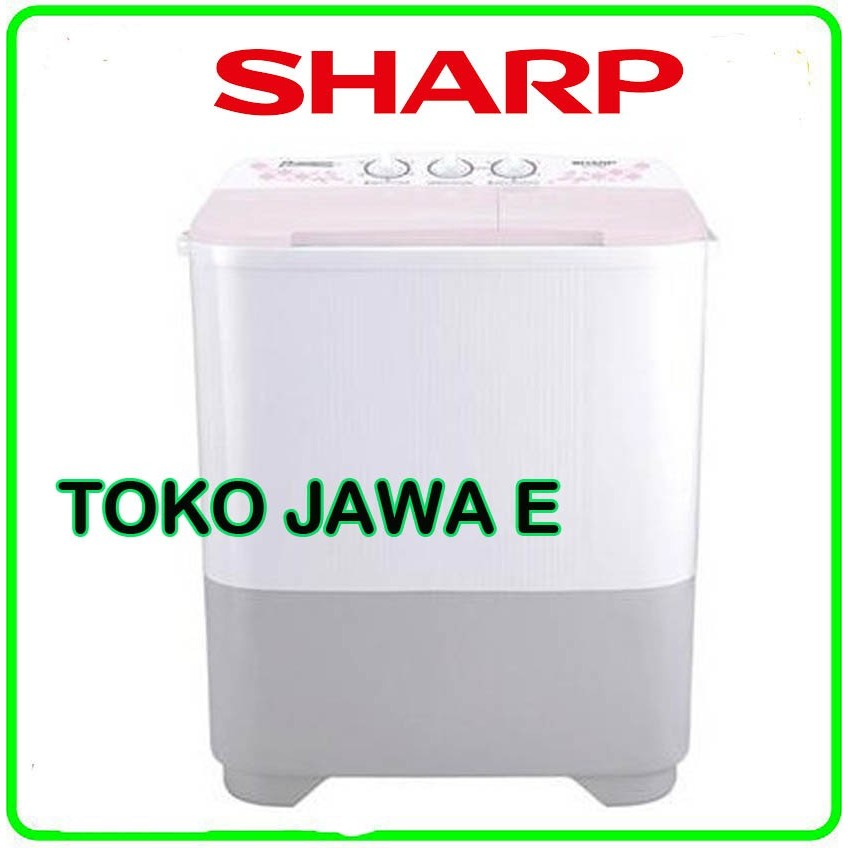Jual MESIN CUCI SHARP 2 TABUNG ES-T70MW - Kapasitas 7 Kg | Shopee Indonesia