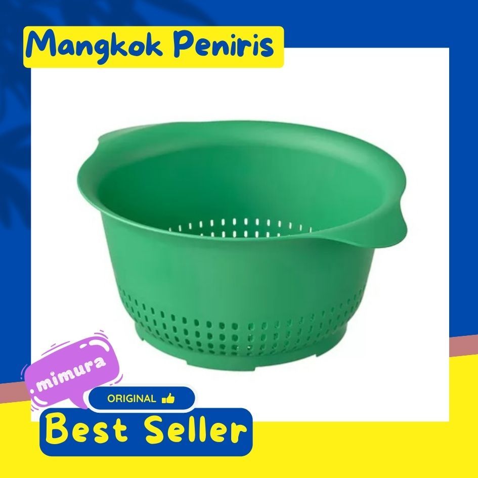 Jual Mangkok Peniris Saringan Buah Sayur Pasta Mie Alat Peniris ...